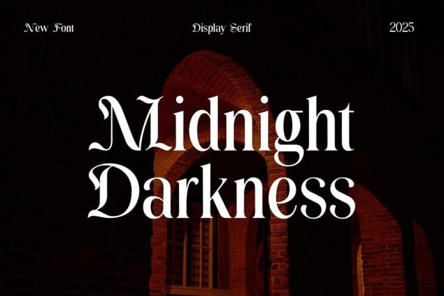 Midnight Darkness Font - Befonts