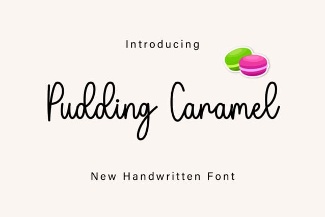 Pudding Caramel Script Font - Download Free Font