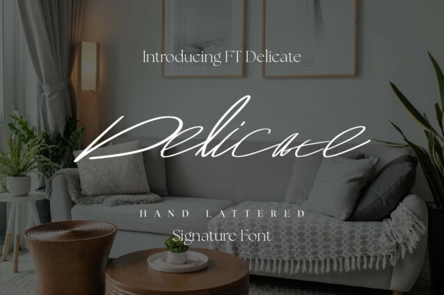 FT Delicate Font - Download Free Font
