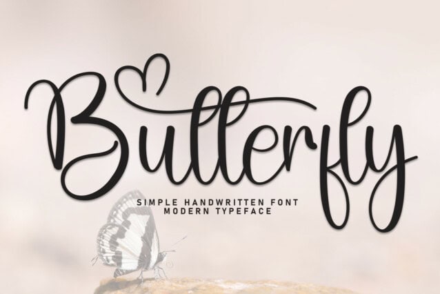 Butterfly Script Font - Download Free Font