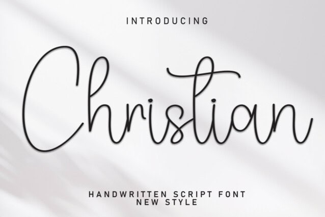 Christian Script Font - Befonts
