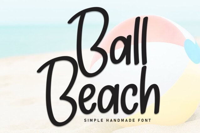 Ball Beach Script Font - Download Free Font
