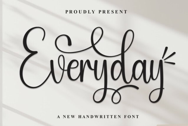 Everyday Calligraphy Font - Download Free Font