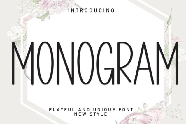 Monogram Display Font - Download Free Font