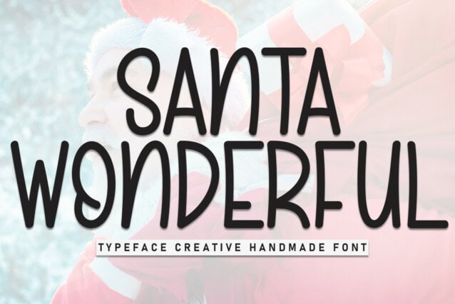 Santa Wonderful Display Font - Download Free Font