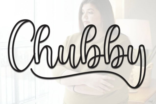 Chubby Script Font - Befonts
