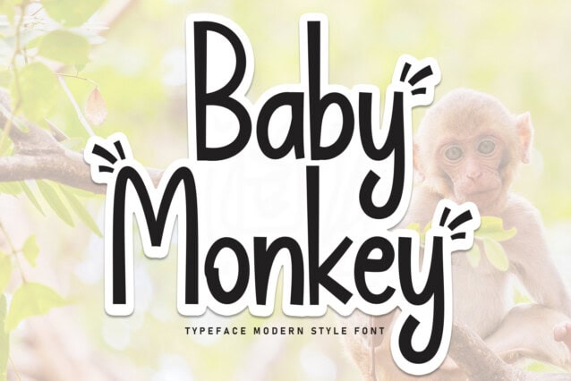 Baby Monkey Script Font - Download Free Font