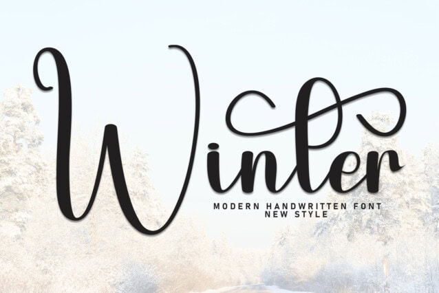 Winter Script Font - Download Free Font