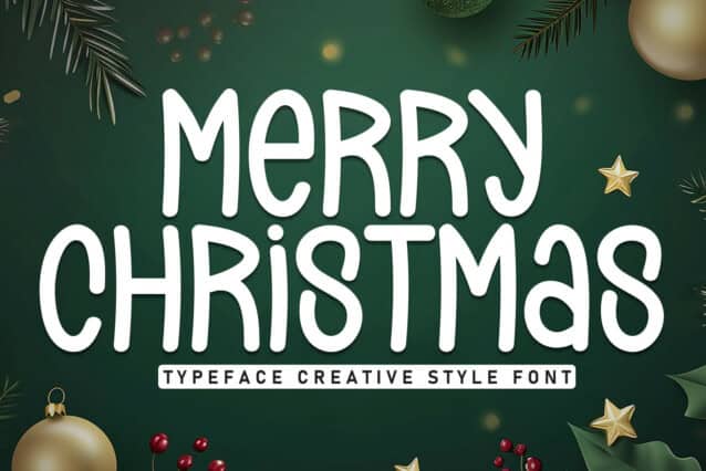 Merry Christmas Display Font - Download Free Font