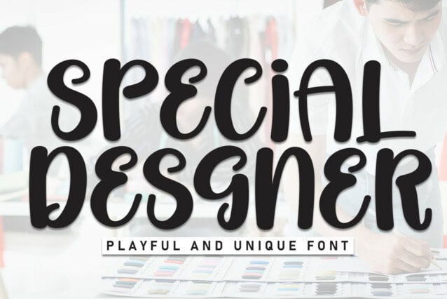 Special Designer Display Font - Download Free Font