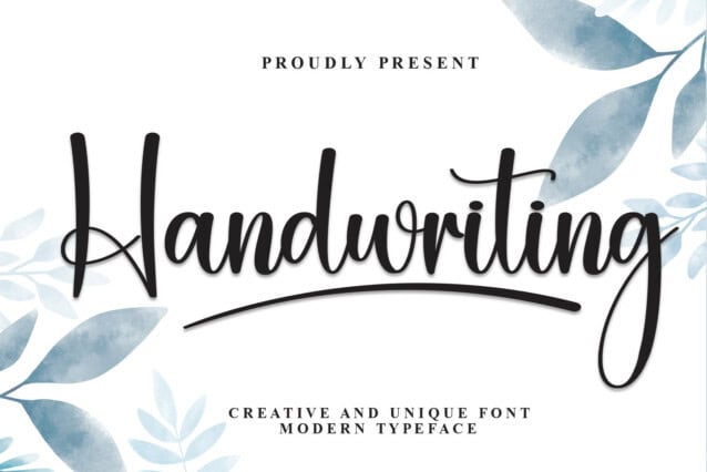 Handwriting Script Font - Download Free Font