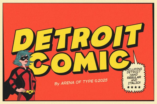 Detroit Comic Font - Download Free Font