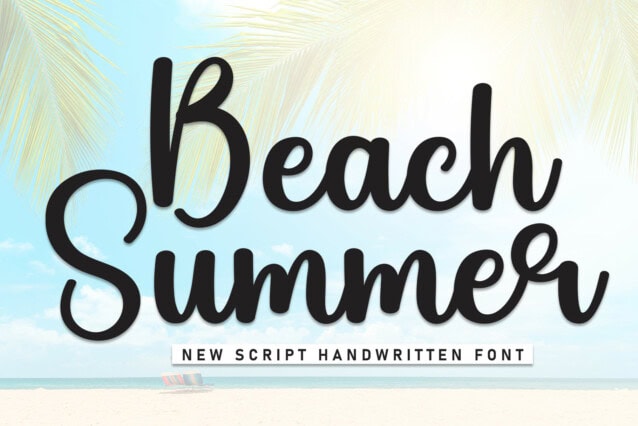 Beach Summer Script Font - Download Free Font