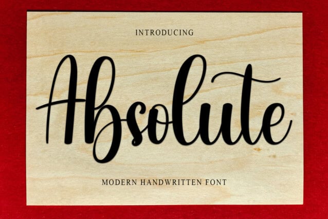Absolute Script Font - Download Free Font