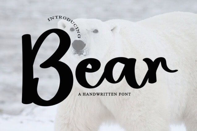 Bear Script Font - Download Free Font