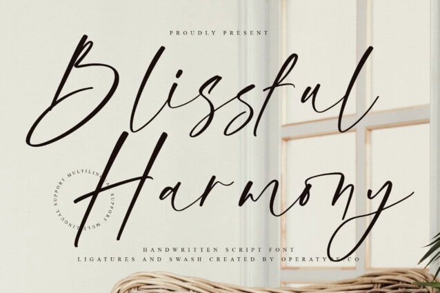 Blissful Harmony Font - Download Free Font
