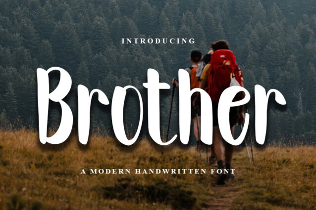 Brother Display Font - Download Free Font