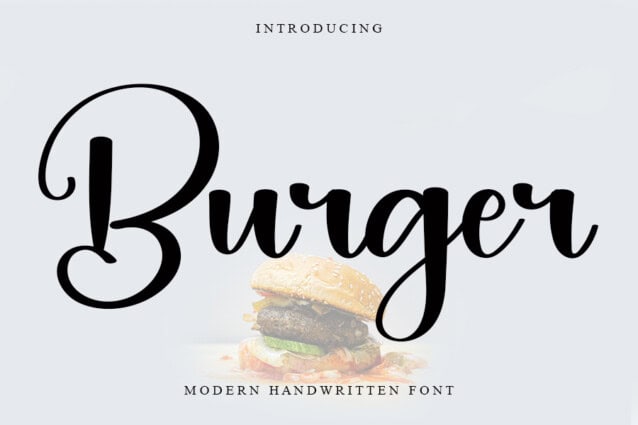 Burger Script Font - Download Free Font