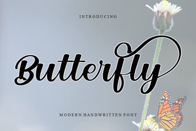 Butterfly Script Font - Download Free Font
