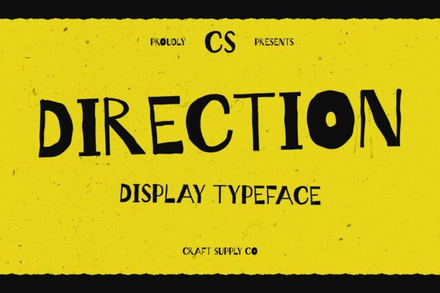 CS Direction Font - Befonts