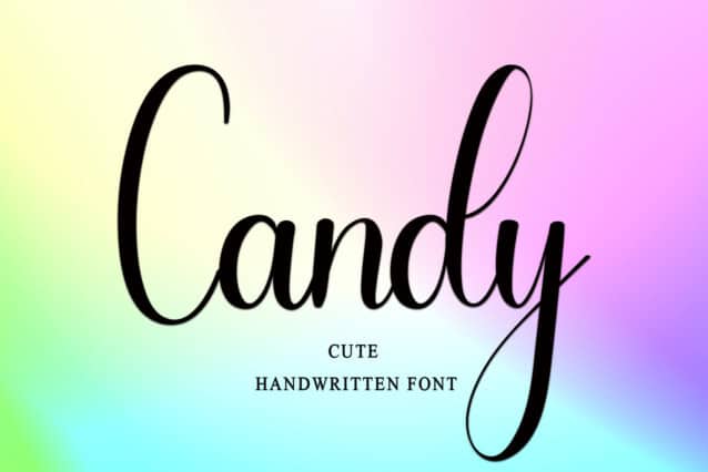 Candy Script Font - Download Free Font