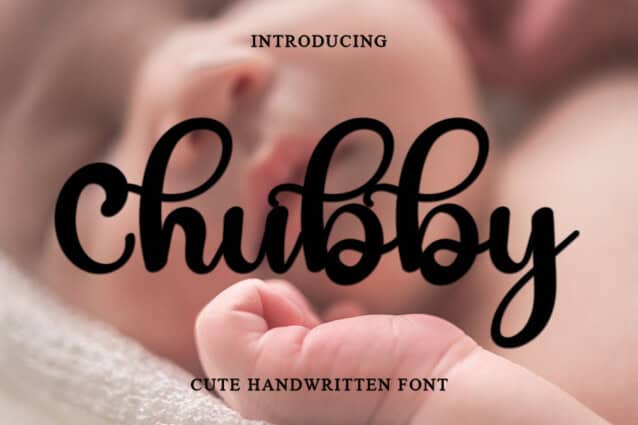 Chubby Script Font - Download Free Font