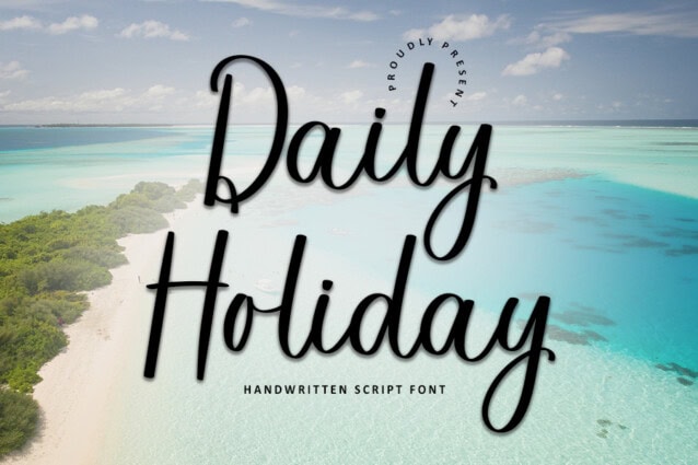 Daily Holiday Script Font - Download Free Font