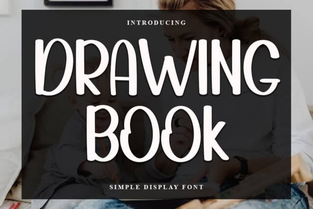 Drawing Book Display Font - Download Free Font