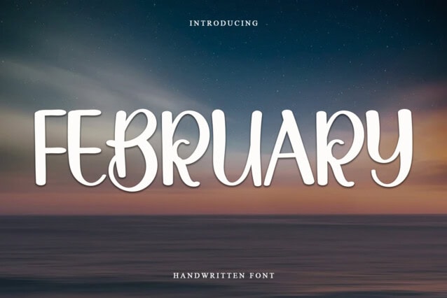 February Display Font - Download Free Font