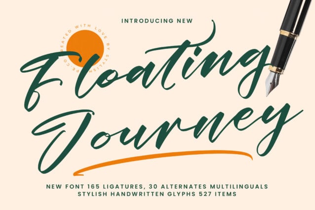 Floating Journey Font - Befonts