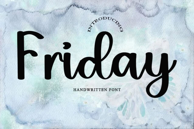 Friday Script Font - Download Free Font