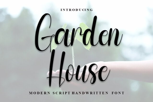 Garden House Script Font - Download Free Font