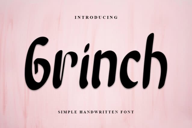 Grinch Display Font - Befonts