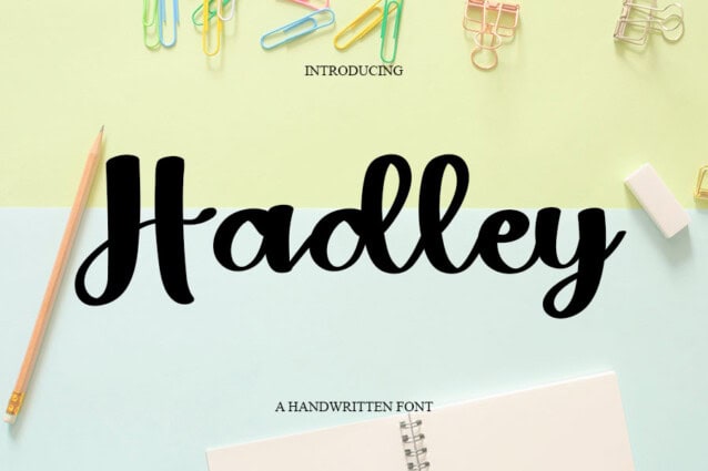 Hadley Script Font - Download Free Font