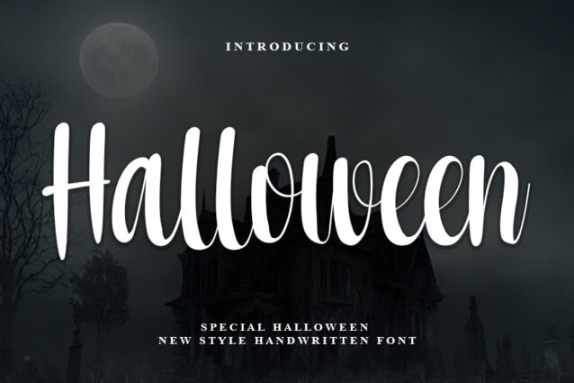 Halloween Script Font - Befonts