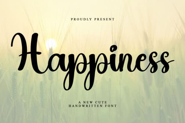Happiness Script Font - Download Free Font