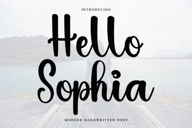 Hello Sophia Script Font - Download Free Font