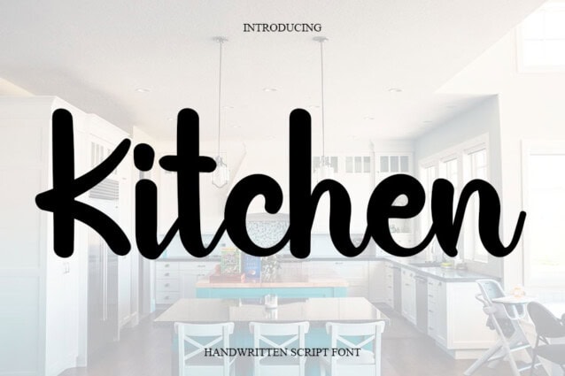 Kitchen Script Font - Download Free Font