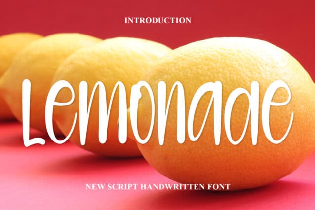 Lemonade Display Font - Download Free Font