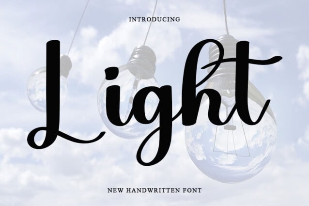 Light Script Font - Download Free Font