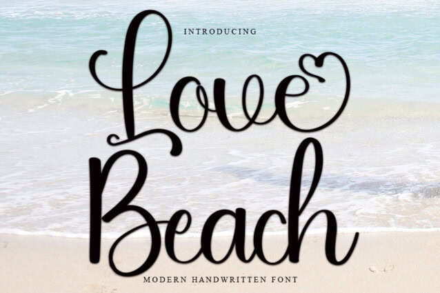 Love Beach Script Font - Download Free Font
