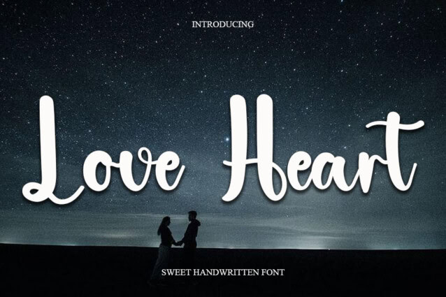 Love Heart Script Font - Download Free Font