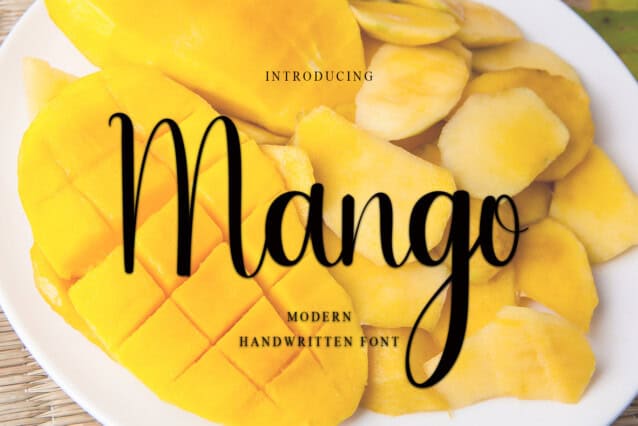 Mango Script Font - Download Free Font
