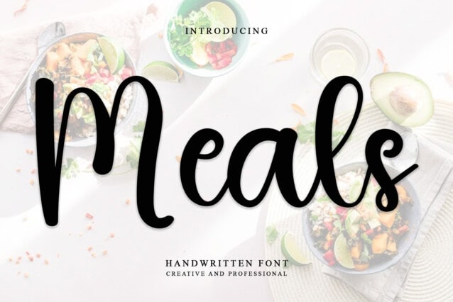 Meals Script Font - Download Free Font