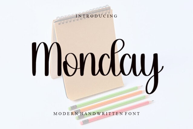 Monday Script Font - Download Free Font