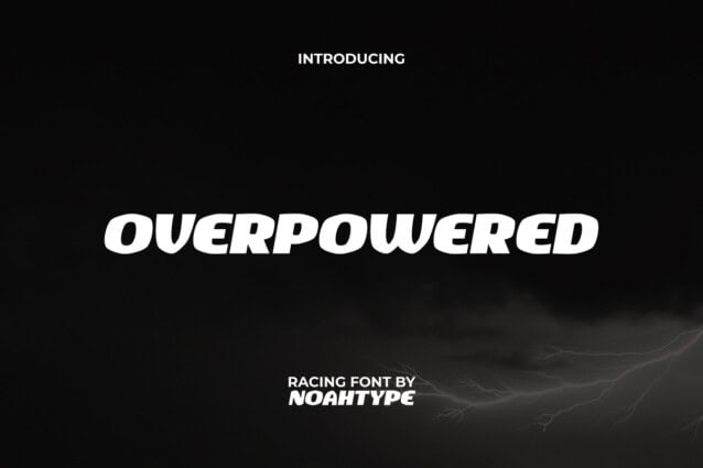 Overpowered Font - Befonts