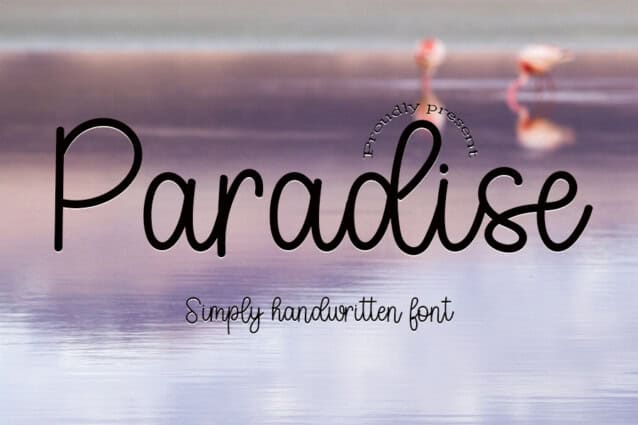 Paradise Script Font - Download Free Font