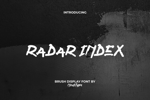 Radar Index Font - Download Free Font