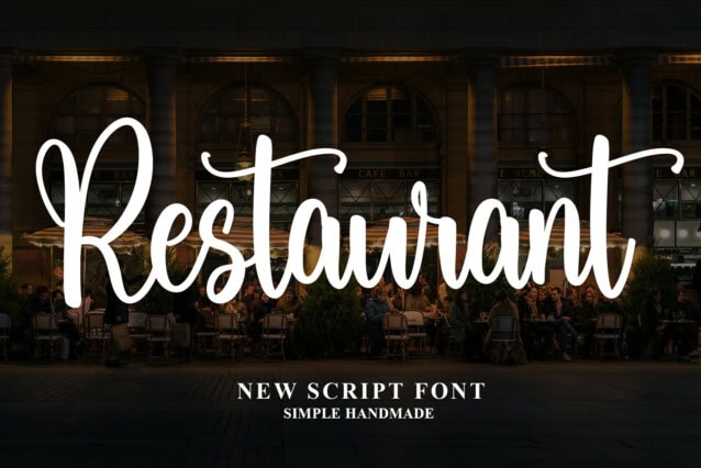 Restaurant Script Font - Befonts