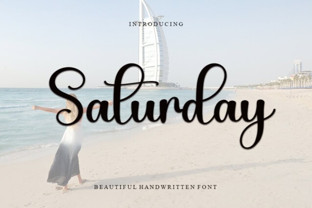 Saturday Script Font - Download Free Font